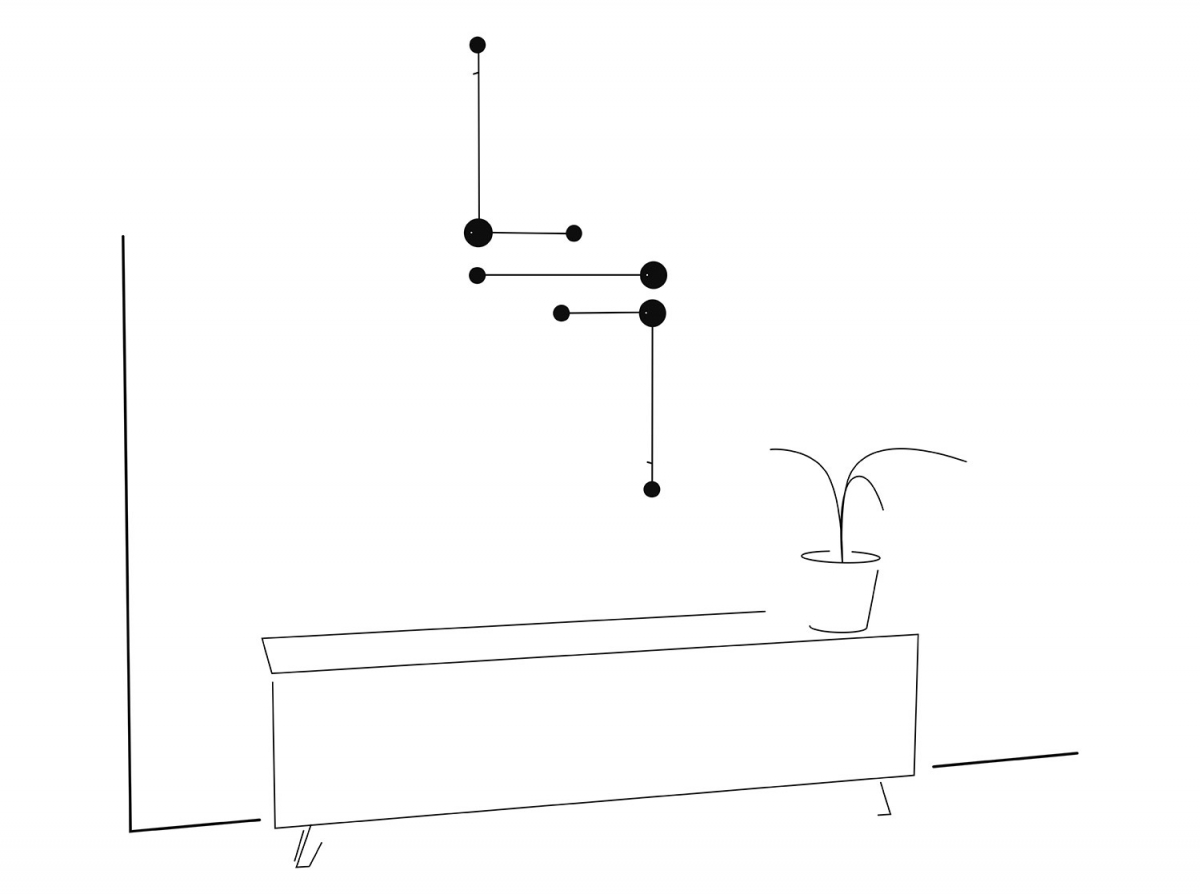 A Minimalist Light Mural: Vibia’s Pin Wall Lamp | Vibia