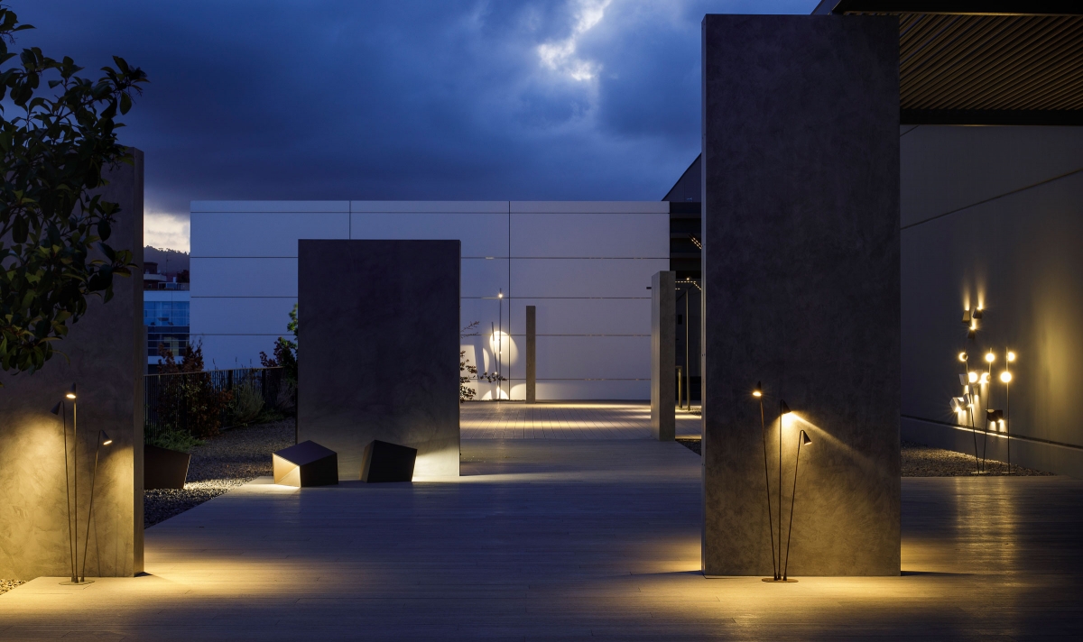 Vibia Headquarters’ Terraces: A Curated Display of Outdoor Lighting ...