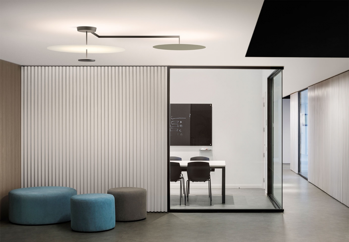 Layers of Light: introducing ceiling lamps from the Flat collection | Vibia