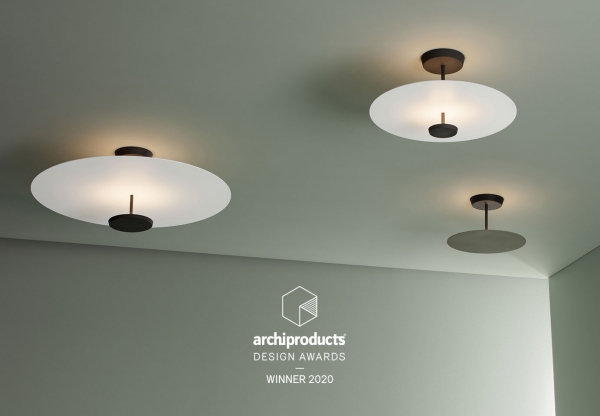 Estratos de luz: presentamos los plafones de techo de la colección Flat | Vibia