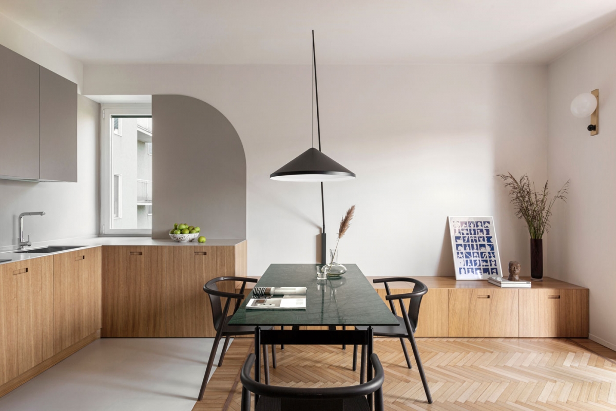 Vibia’s North Luminaire Brightens a Renovated Milan Apartment | Vibia