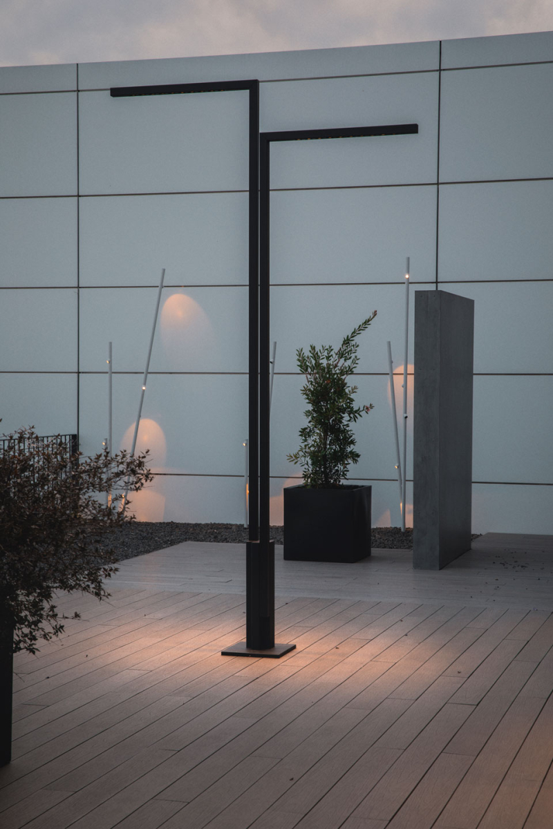 New terrace design updates Vibia’s outdoor exhibition space | Vibia