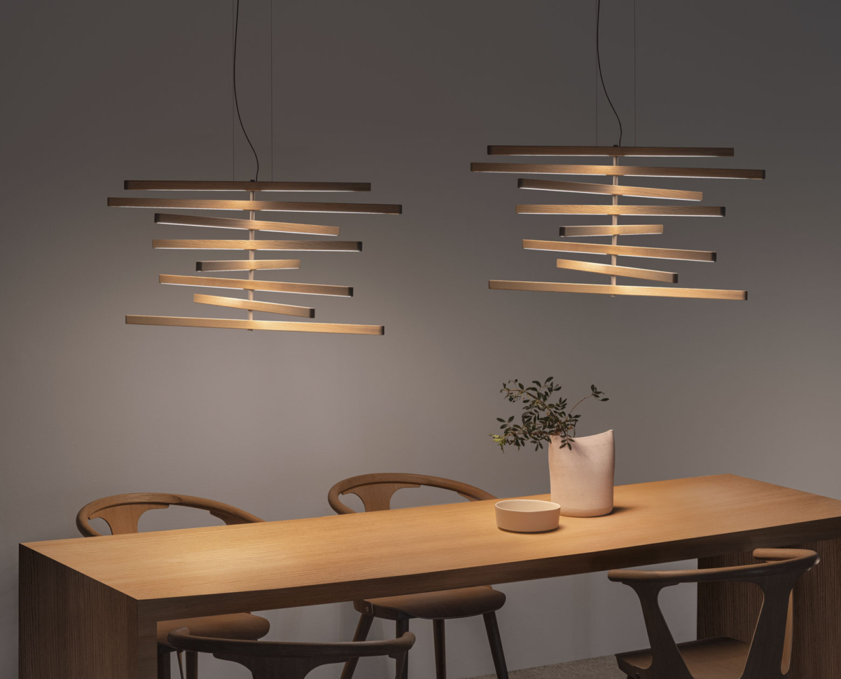 Rhythm embraces the natural warmth of wood | Vibia