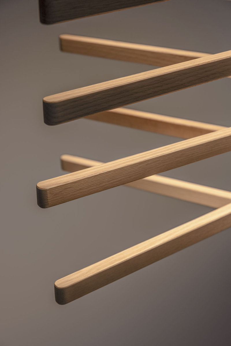 Rhythm embraces the natural warmth of wood | Vibia